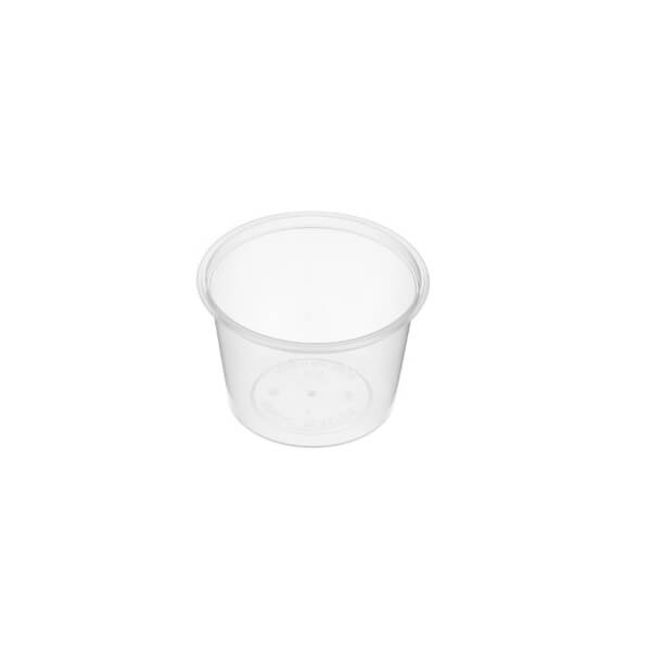 Plastic round PP clear container | BSB Packaging – ShieldPak